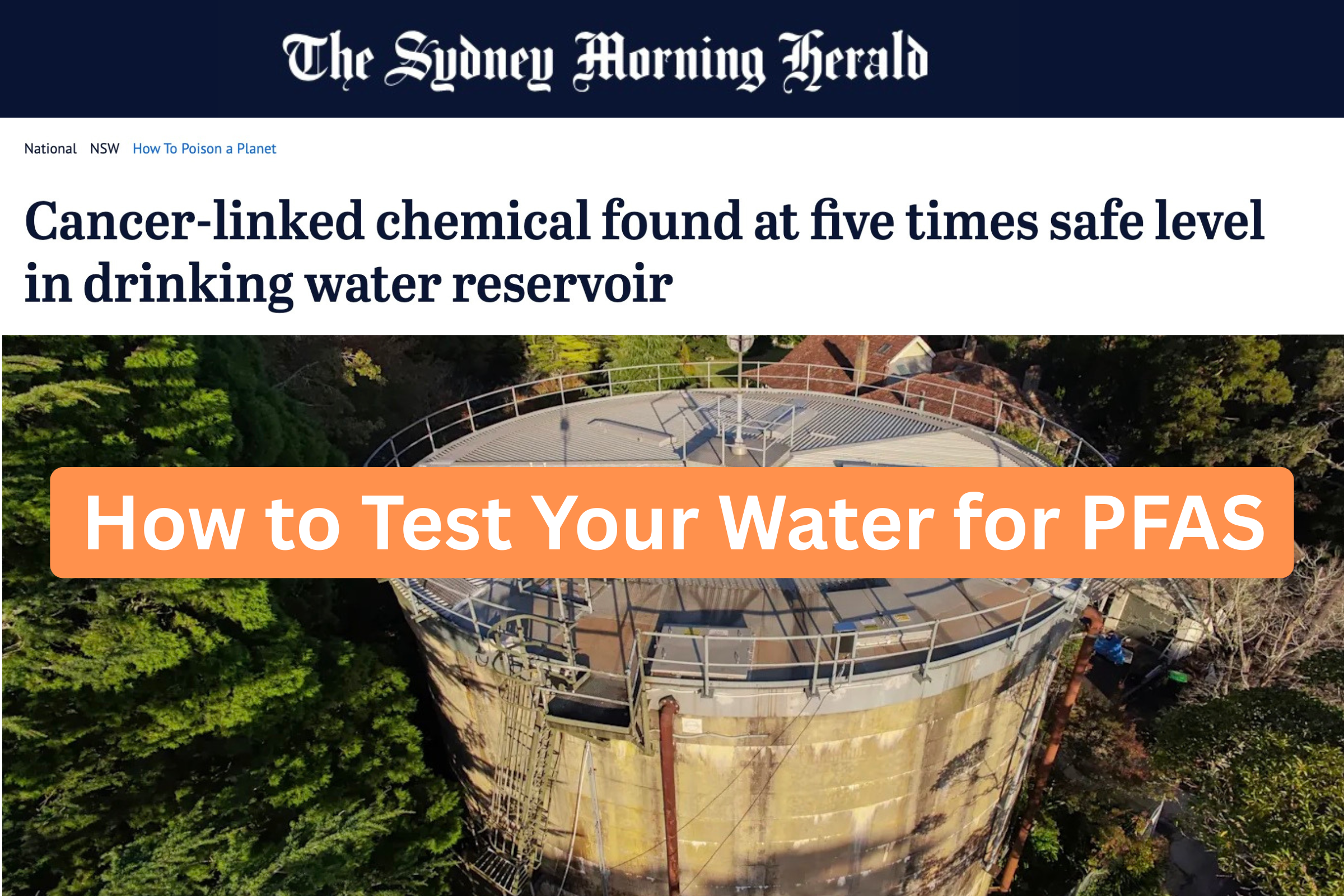 Step-by-step guide on how to test your water for PFAS – My Water Score